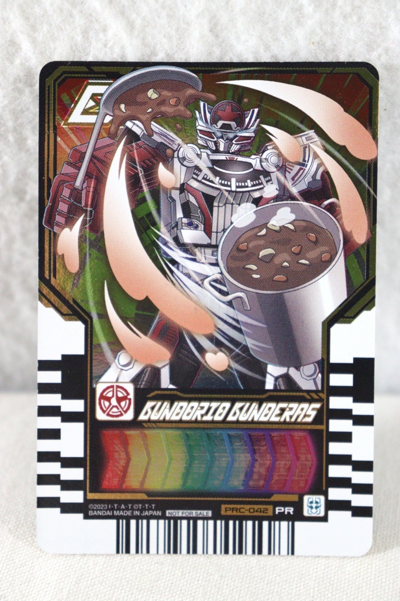 Kamen Rider Gotchard / Ride Chemy Trading Card PR PRC-042 Bundorio Bunderas