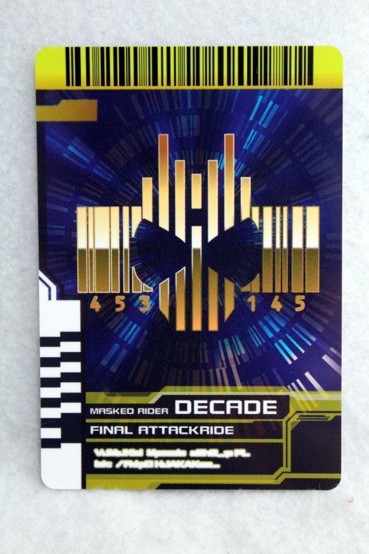 Kamen Rider Decade / Complete Selection Modification Decade Rider Card ...