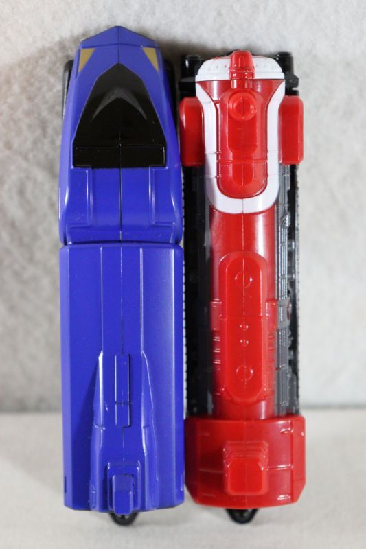 Ressha Sentai ToQger / ToQ Changer & Red Ressha & Blue Ressha Set Used